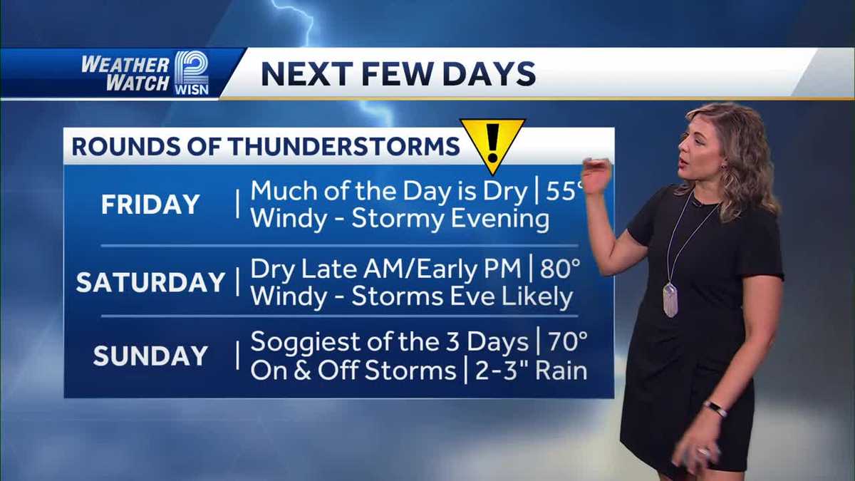 IMPACT DAY: Stormy Weekend Ahead