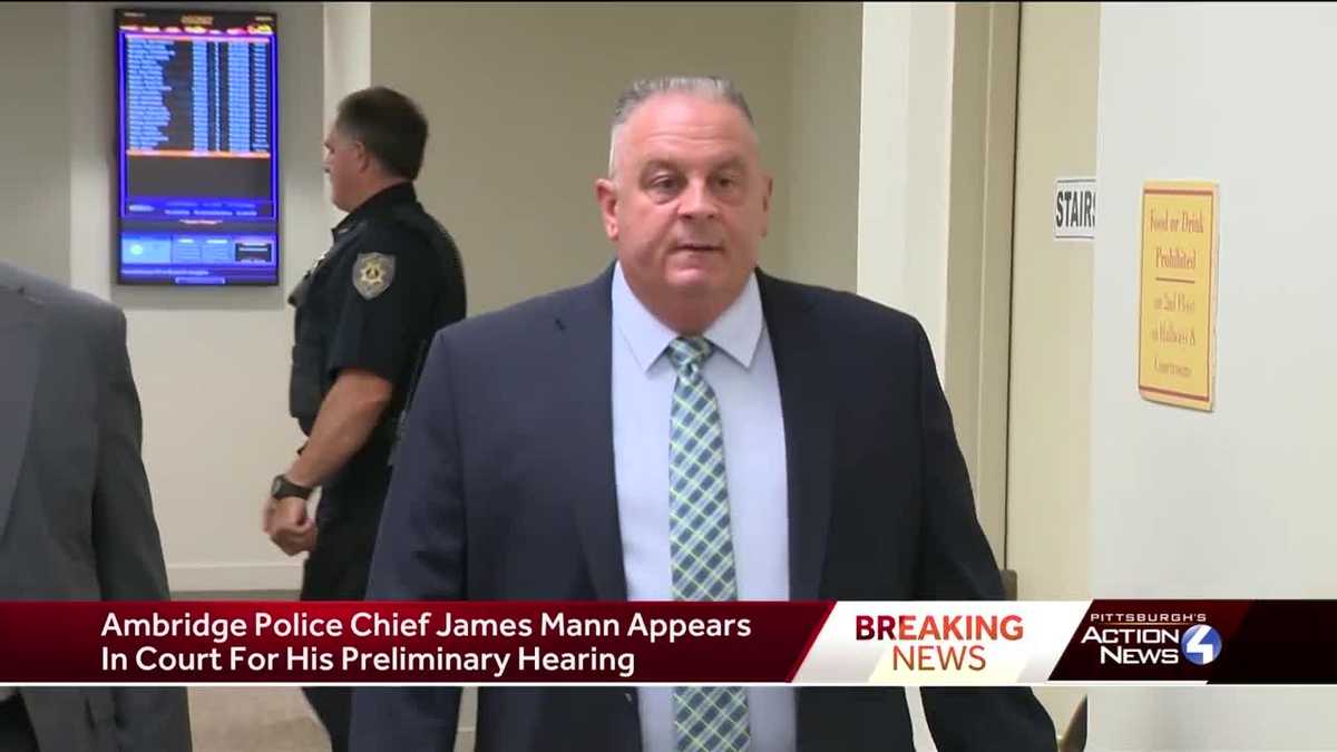 Ambridge Police Chief James Mann held for trial