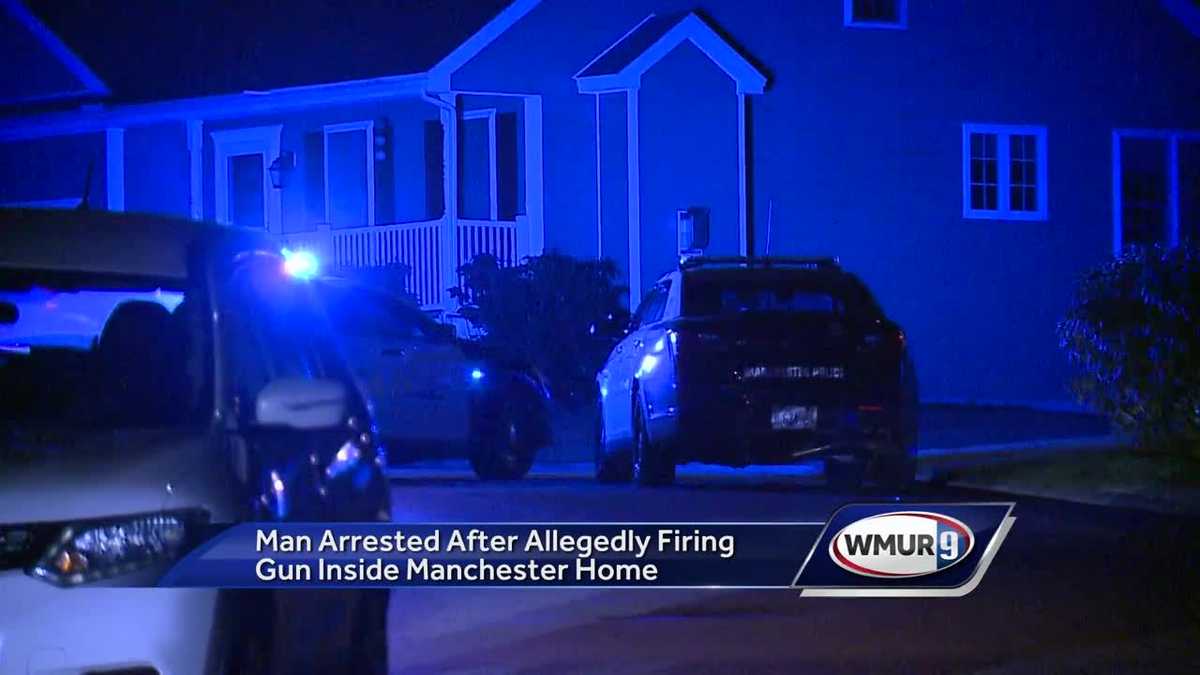 Man arrested after allegedly firing gun inside Manchester home