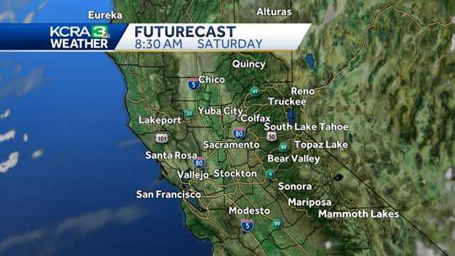 Below average temps today followed by some warming