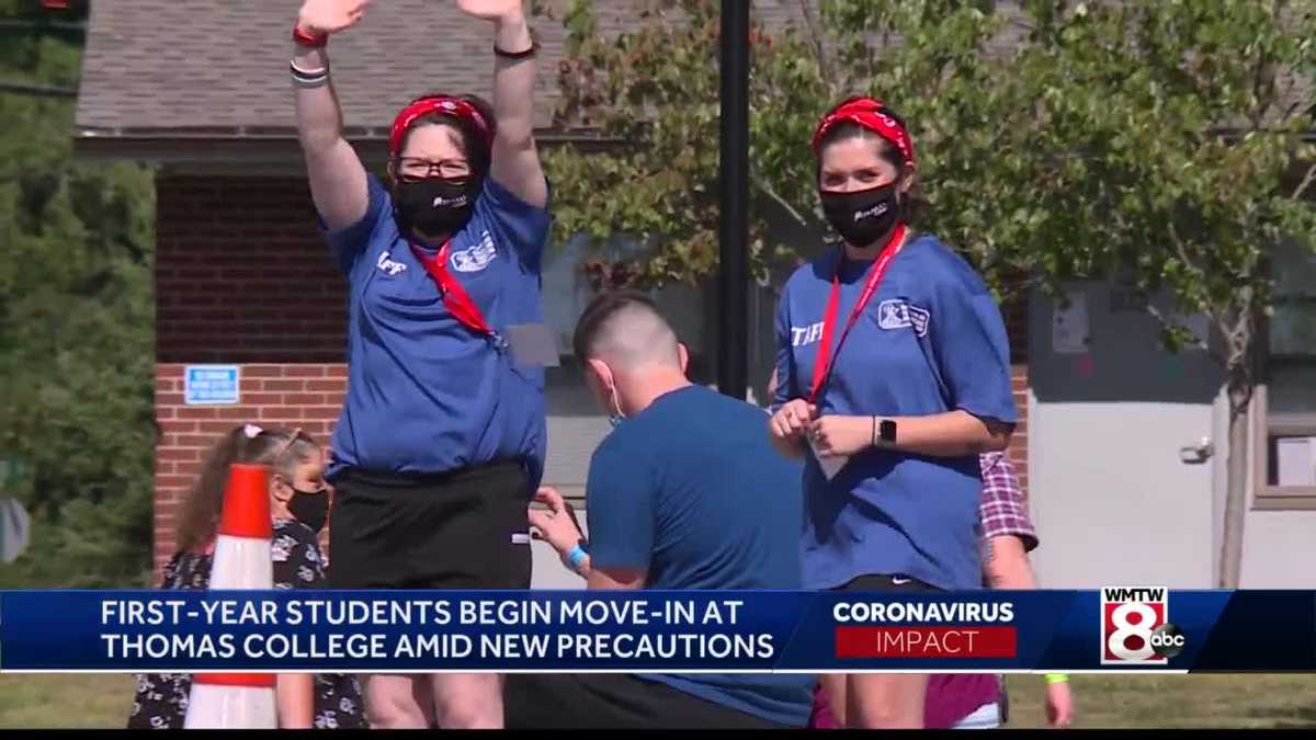 First-year students begin move-in at Thomas College amid new safety ...