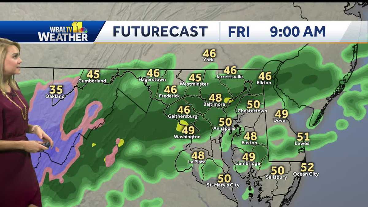 Breezy and warm Thursday, rain and temps drop Friday