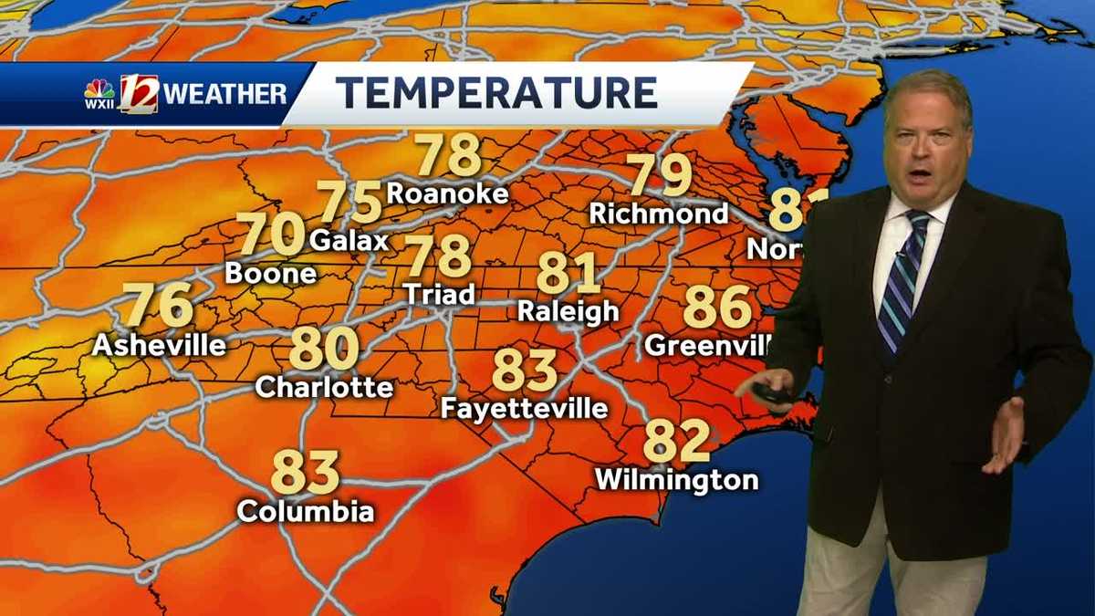 WATCH: Muggy conditions continue Wednesday afternoon