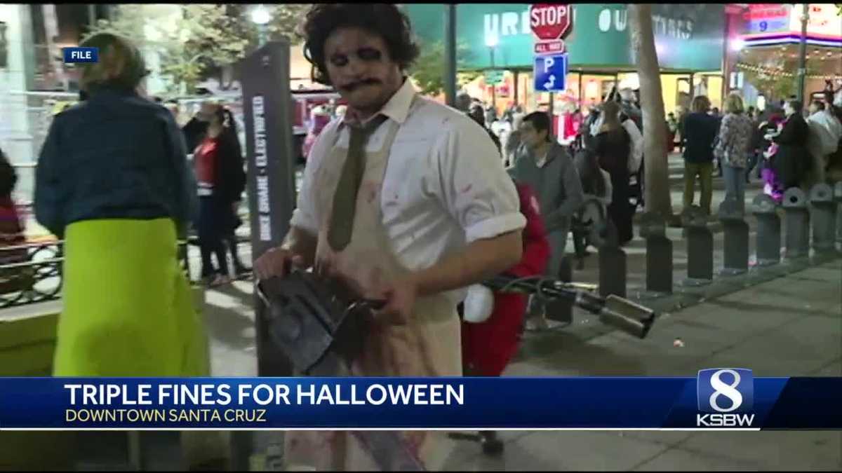 Triple fines in place in downtown Santa Cruz