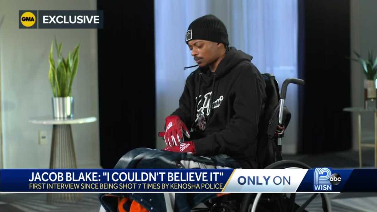 EXCLUSIVE: 'He just kept shooting,' Jacob Blake says in first interview