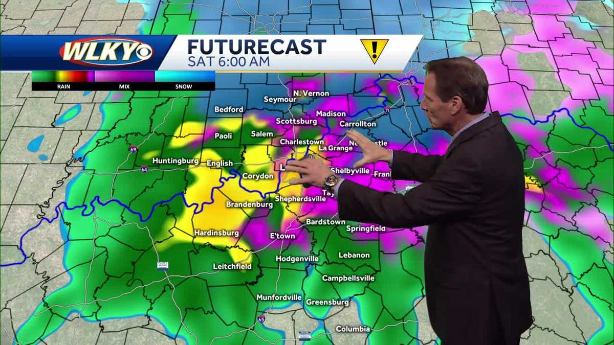 A cold Thursday night followed by a messy weekend