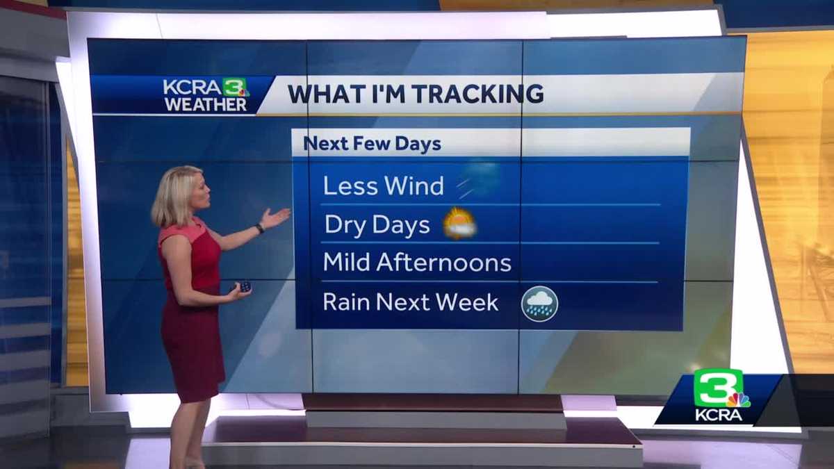 Time to dry out. Less wind ahead. How long the dry weather will stick ...