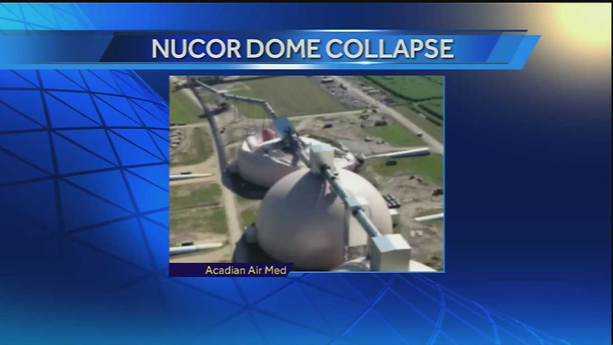 Dome collapse at St. James plant causes extensive damage