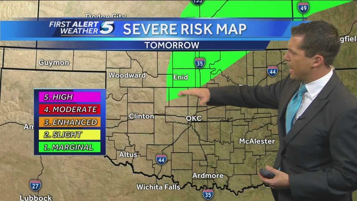 Severe storm risk returns for Tuesday and Wednesday