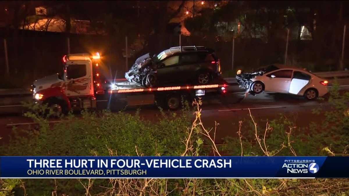 Multi-vehicle crash shuts down Ohio River Boulevard