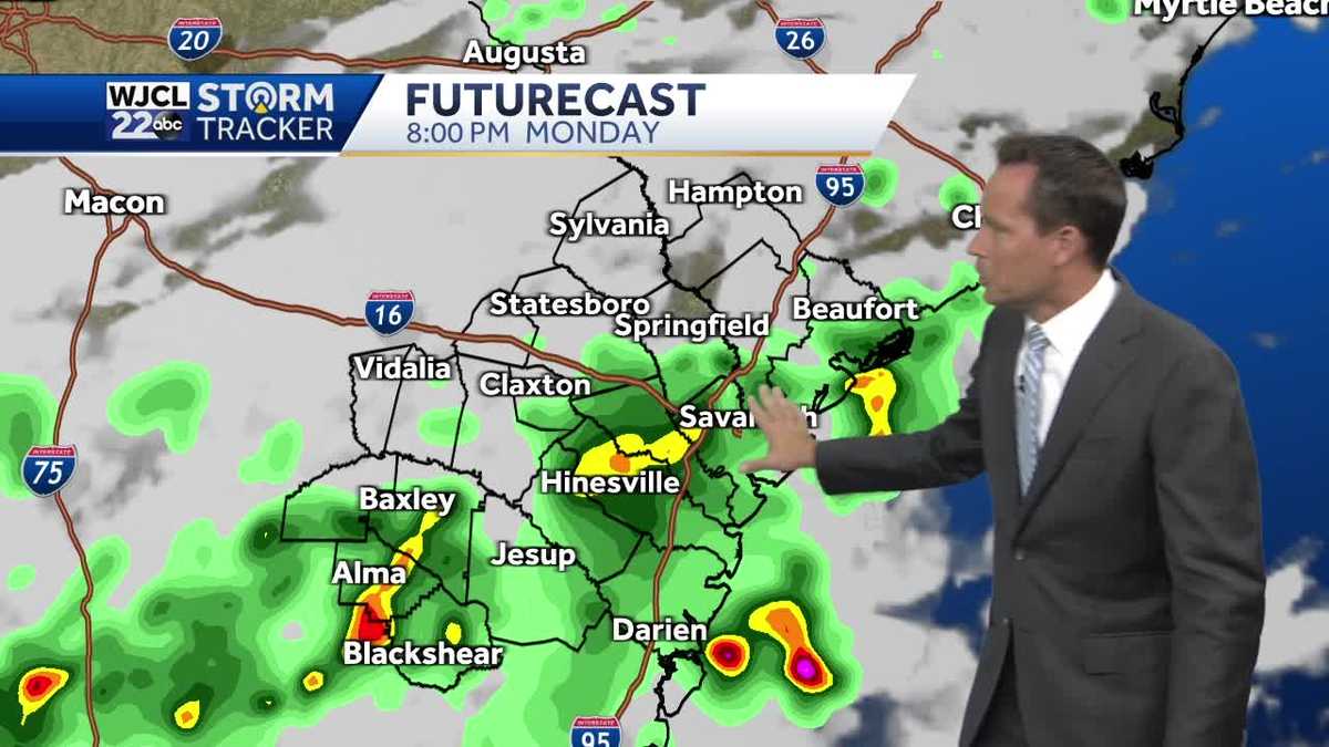 Savannah: Rain chances trending lower in days ahead