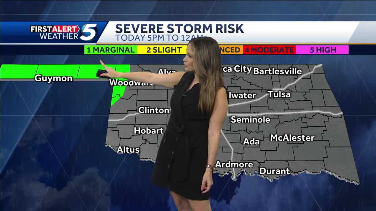 TIMELINE: Oklahoma may see storms with hail, strong wind Tuesday