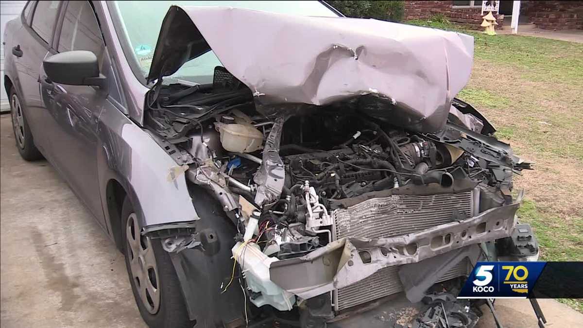 Police search for answers after driver damages several cars in OKC