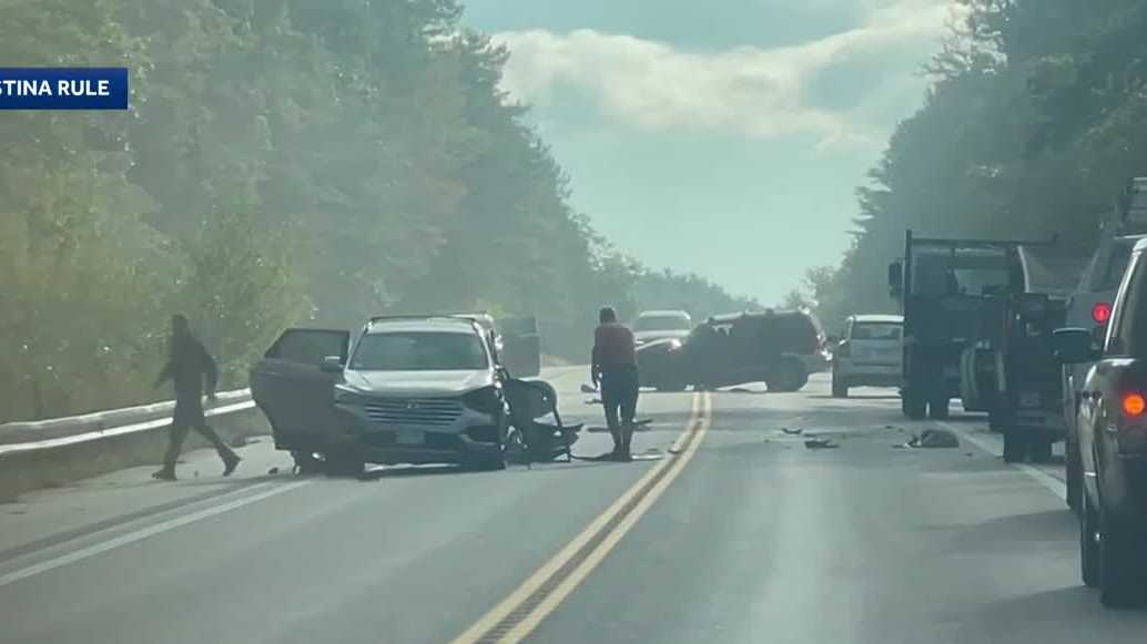 One person injured in head-on crash on Route 202 and 9 in Henniker