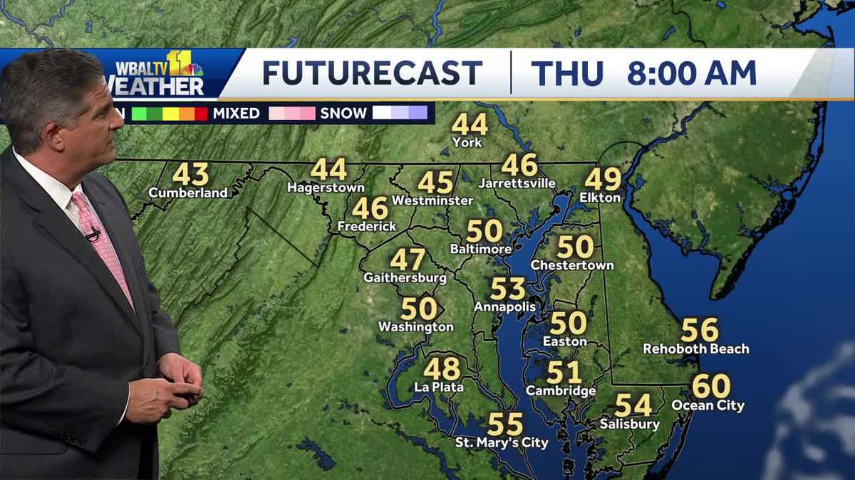 Maryland weather: Much cooler temperatures to come