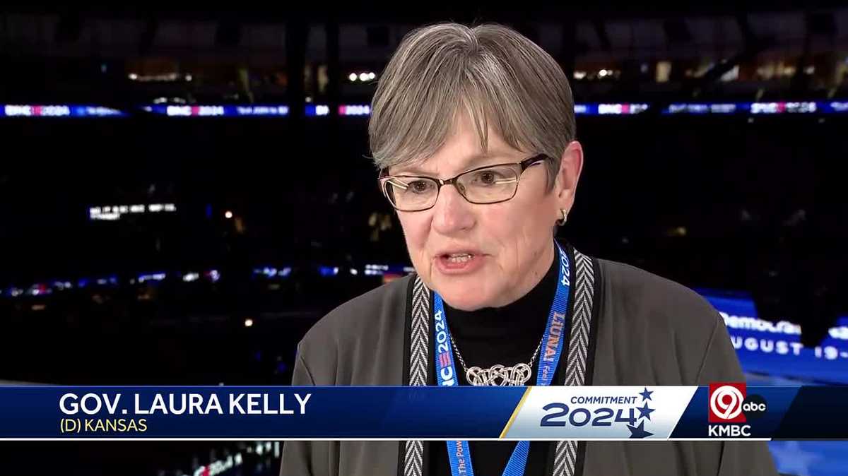 DNC: Kansas Governor Laura Kelly praises Biden