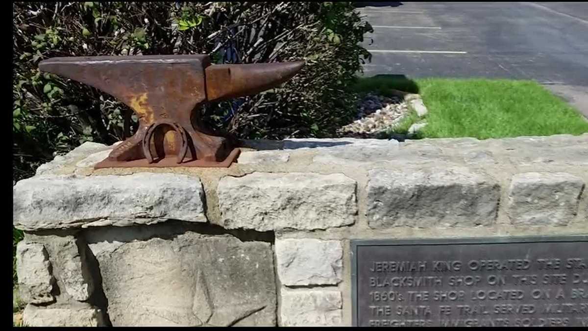 Anvil stolen from Shawnee monument