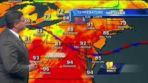 Really hot weather ahead Monday