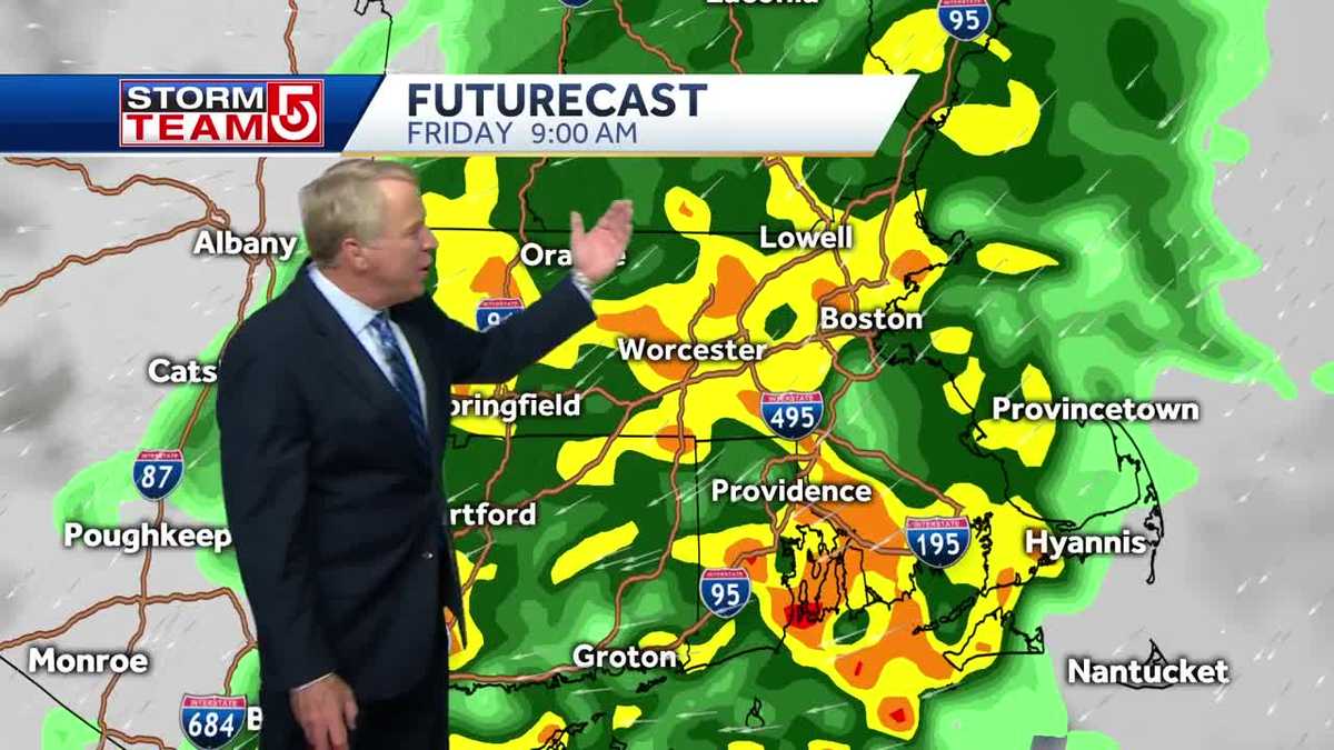 Video: Morning commute impacted by heavy rain