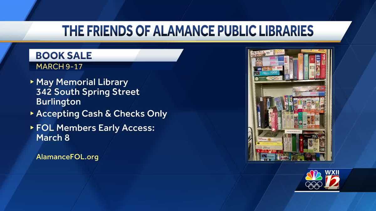 Restock your book shelf at Spring Burlington Book Sale