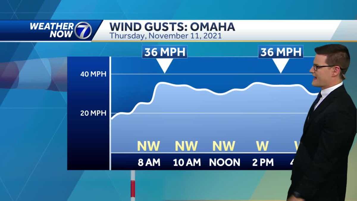 Windy Thursday, getting cold Friday