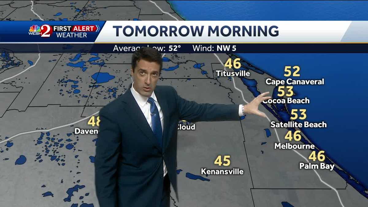 A chilly Tuesday morning ahead