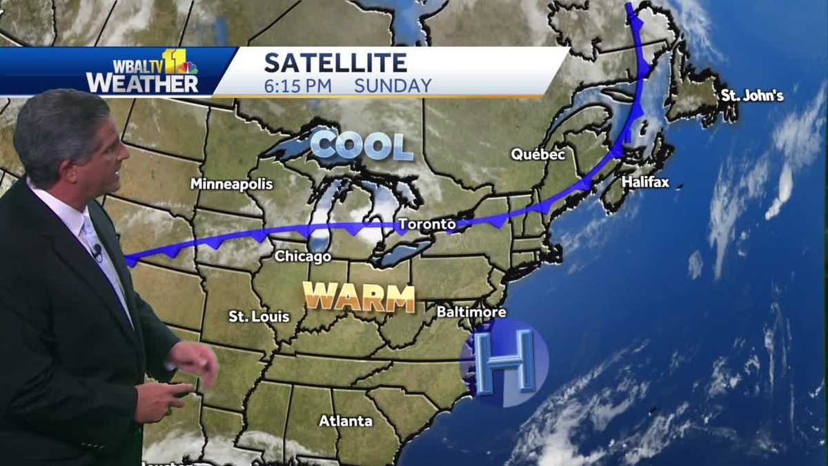 A little warmer Monday