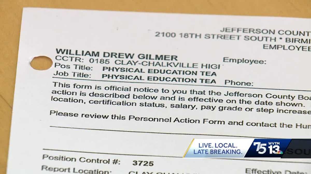 Jefferson County Schools release Drew Gilmer's personnel file after the ...