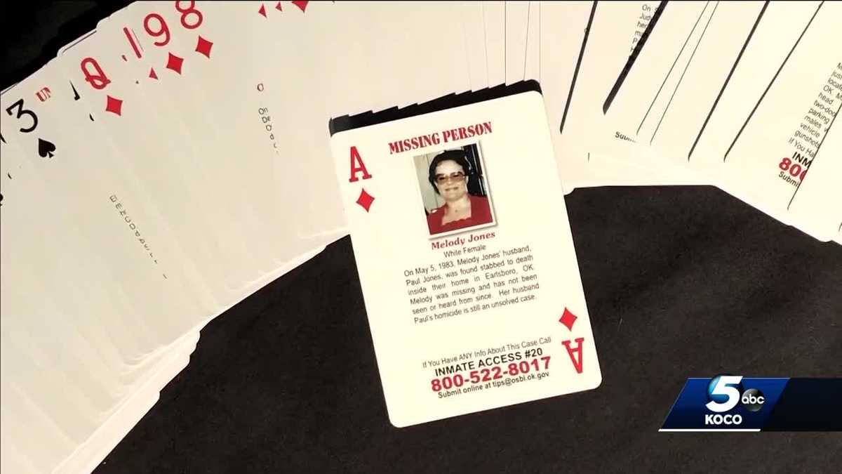 OSBI working to solve cold cases with playing cards