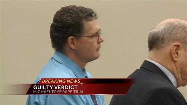 Michael Frye found guilty on all counts in rape case