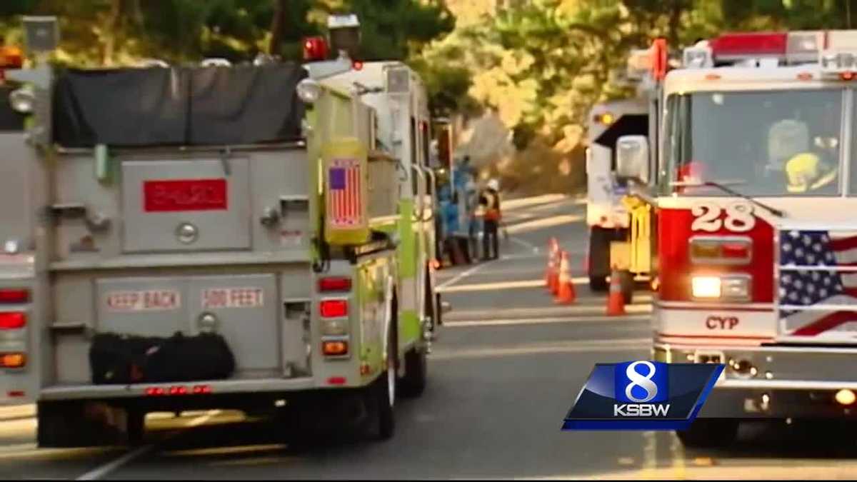Huge response to Monterey fire keeps it to half an acre