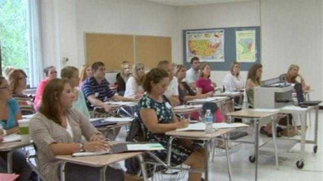 New teachers become students for day