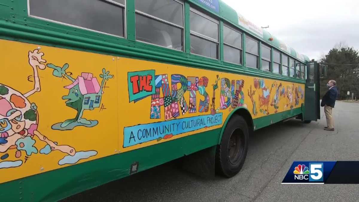 Arts Bus delivering craft supplies to kids in rural Vermont communities