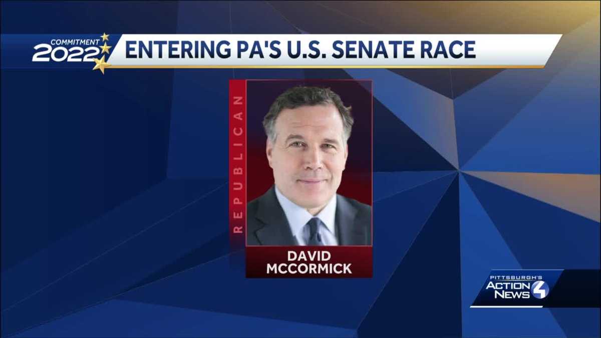 David McCormick running for US Senate in Pennsylvania