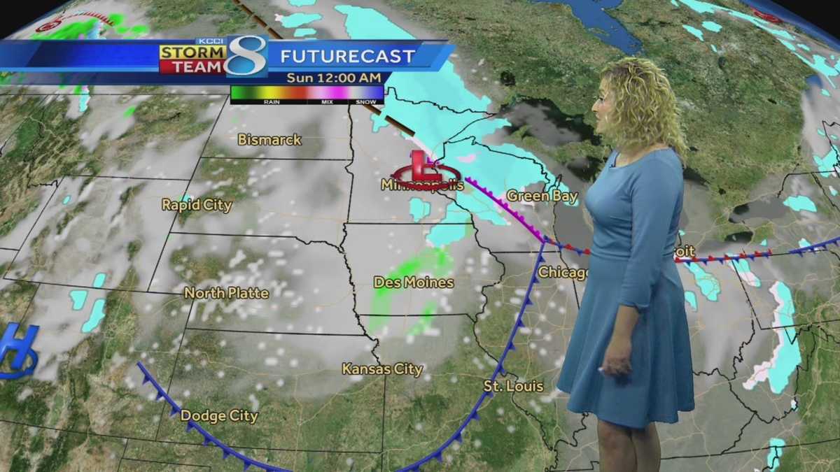 KCCI 8 noon video forecast