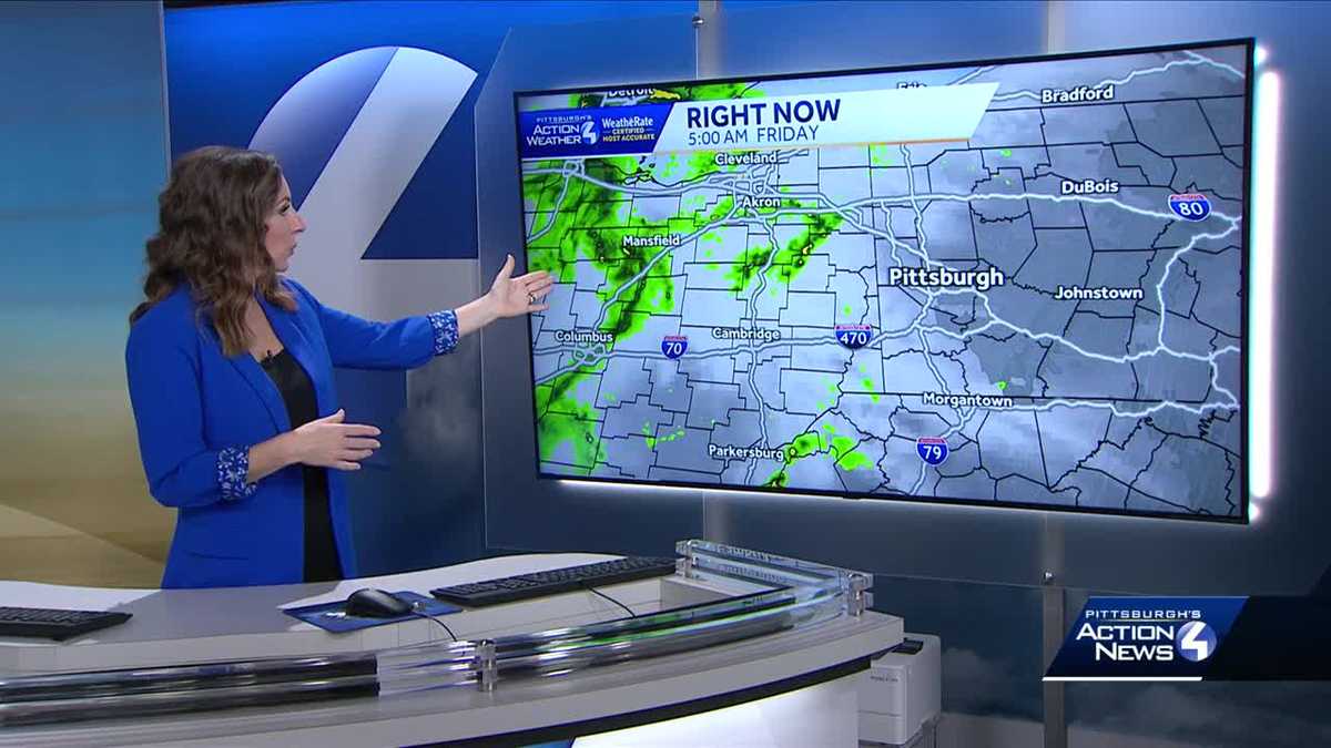 Rain might impact Friday’s morning commute in some parts of the ...