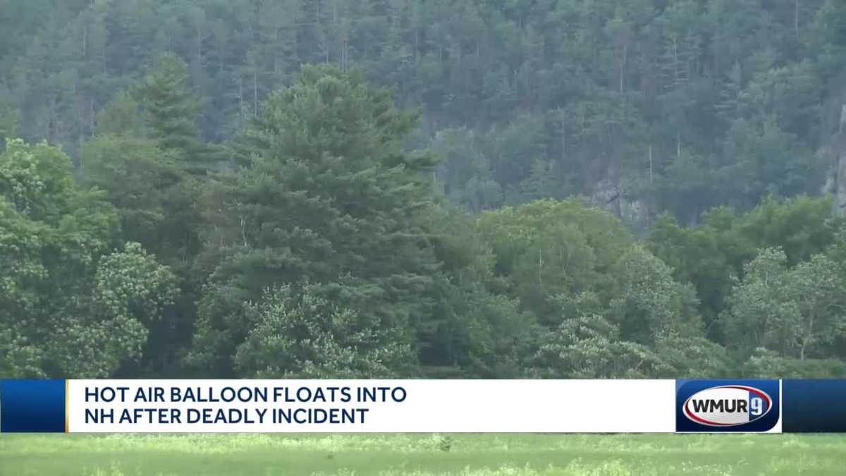 Hot-air balloon floats into New Hampshire after deadly incident