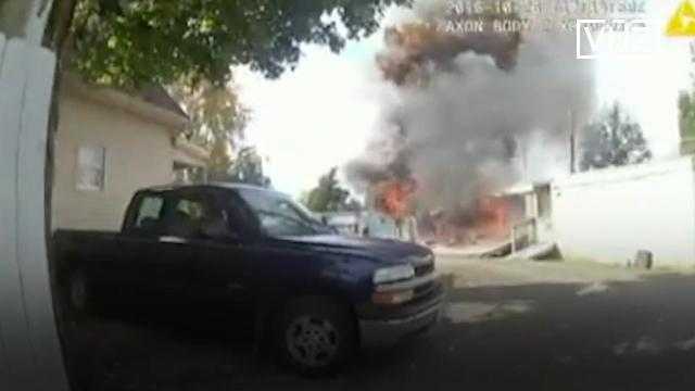 Two hospitalized, one critical after mobile home explosion