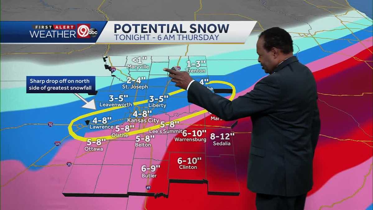 Winter storm warning issued across Kansas City before heavy snow