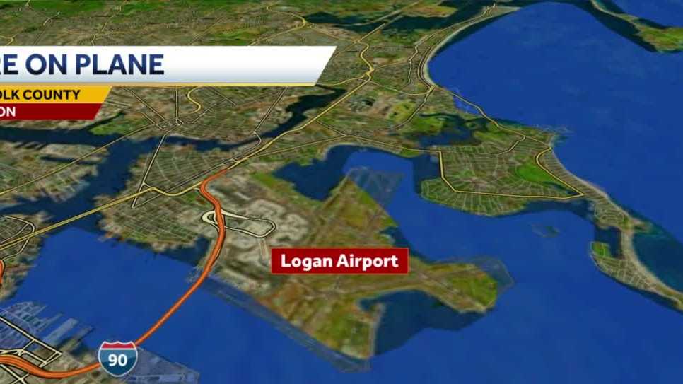 Passengers evacuated after item in carry-on luggage catches fire