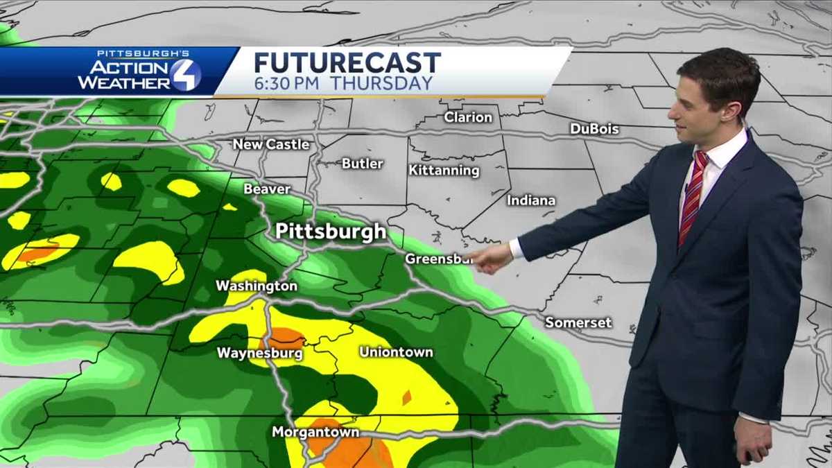 Rain and storms returning to Pittsburgh Thursday night