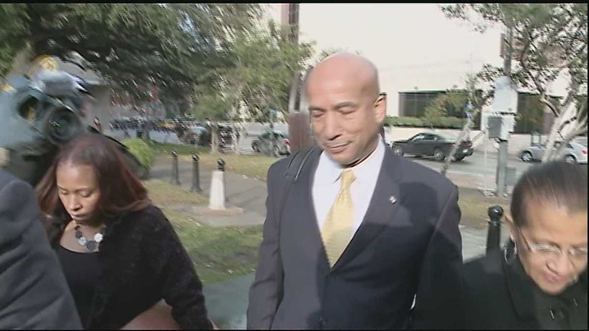 Former New Orleans mayor Ray Nagin Testifies during his federal ...