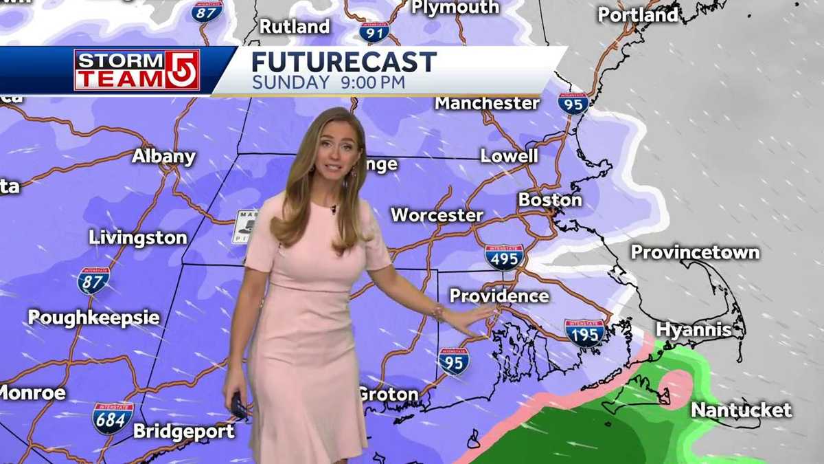 Video: When snowfall is expected to be heaviest during overnight storm ...