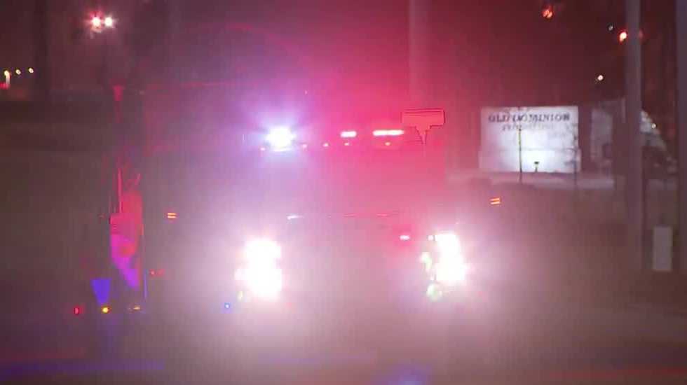 Structure fire near recycling plant