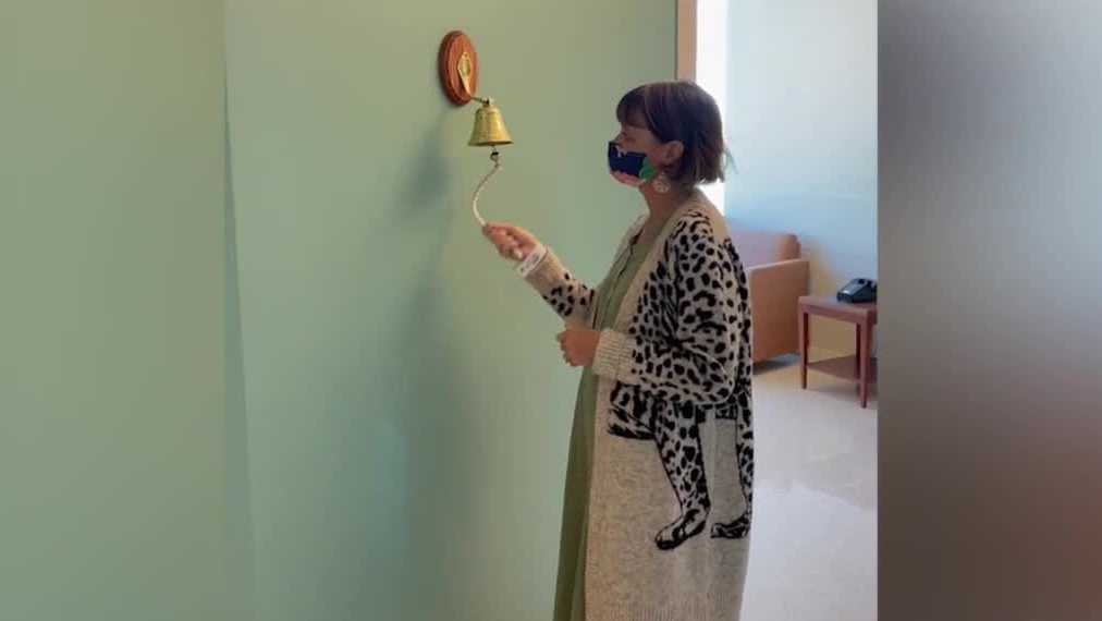 Memory of cancer patient rings loud and clear through new hope bell
