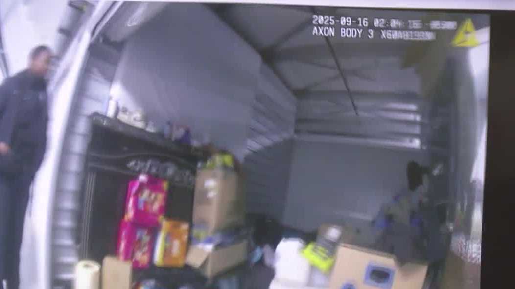 Video of kids found locked in storage unit played in father's trial