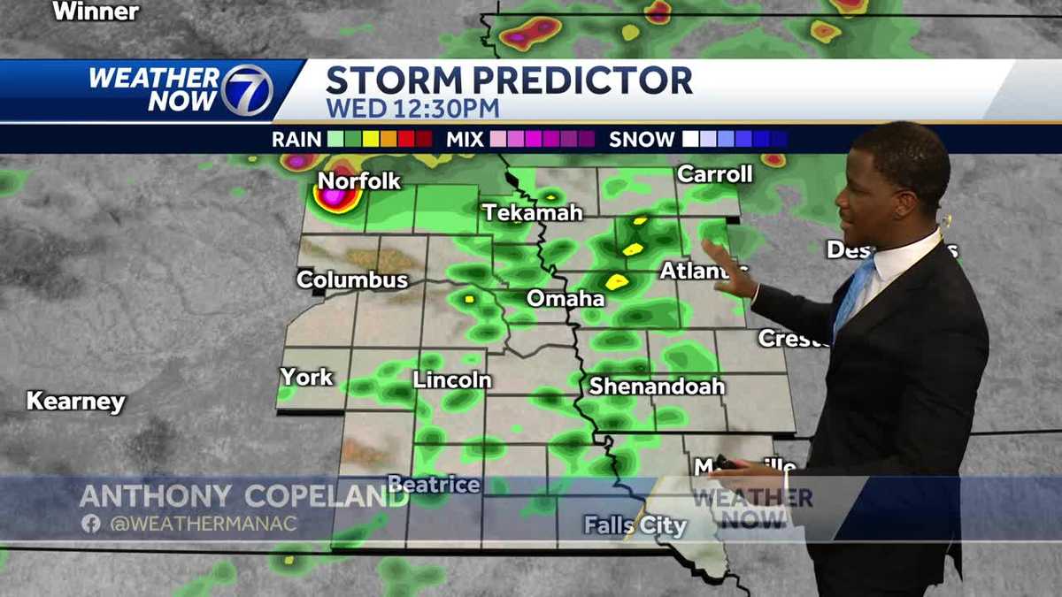 Tuesday, July 18: Another Storm Chance Wednesday