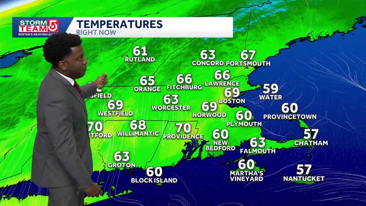 Video: Clear ahead of chilly, rainy Saturday