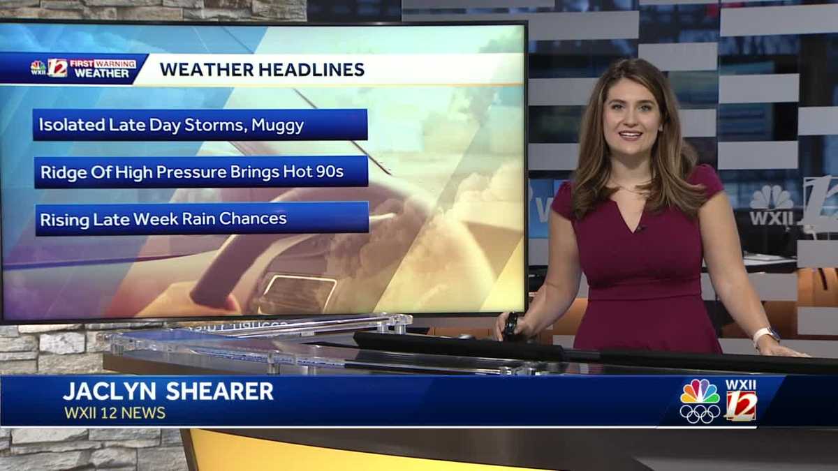 WATCH: Hot And Humid Week With PM Storm Chances