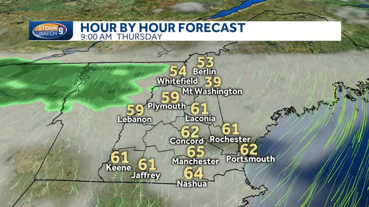 Watch: Warmer, humid day